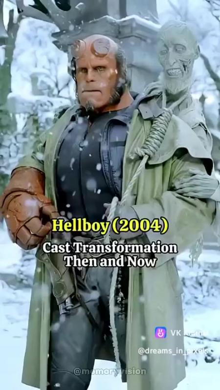 Hellboy (2004) Cast Transformation Then and Now - выпуск №3302517